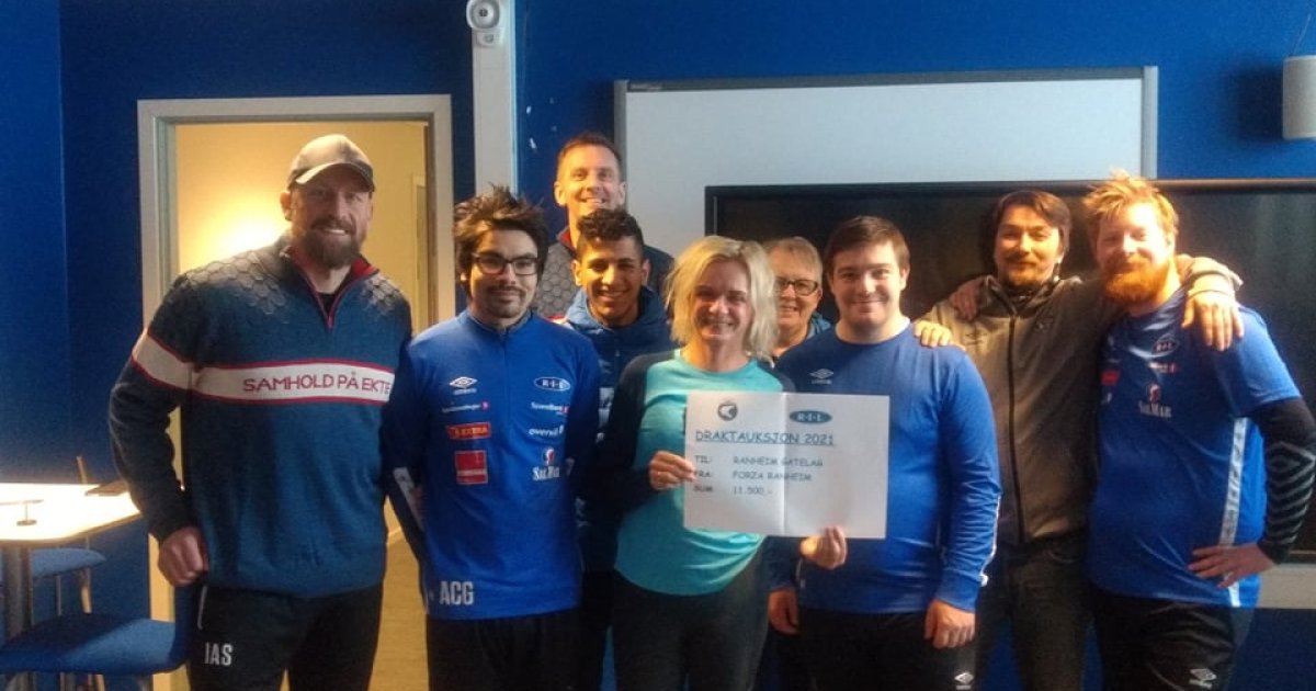 Supporternes gave til Gatelaget / Ranheim