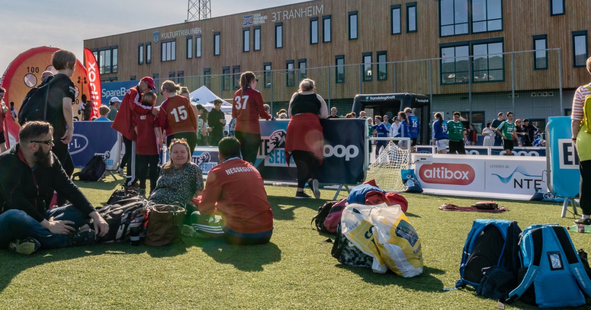 Fanzone på EXTRA Arena / Ranheim